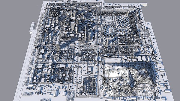 City unity 3D model - TurboSquid 1475552