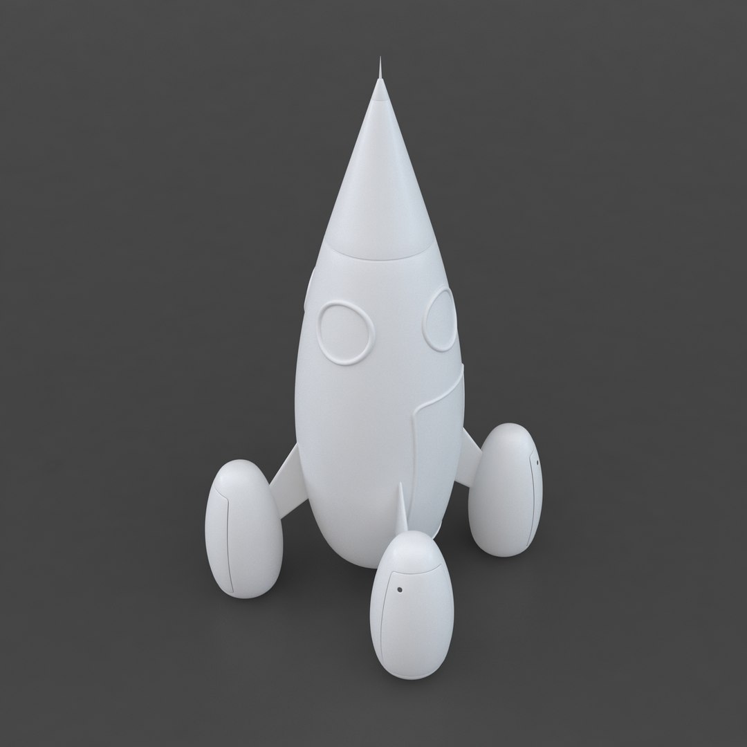 3D Rocket Print - TurboSquid 1154511