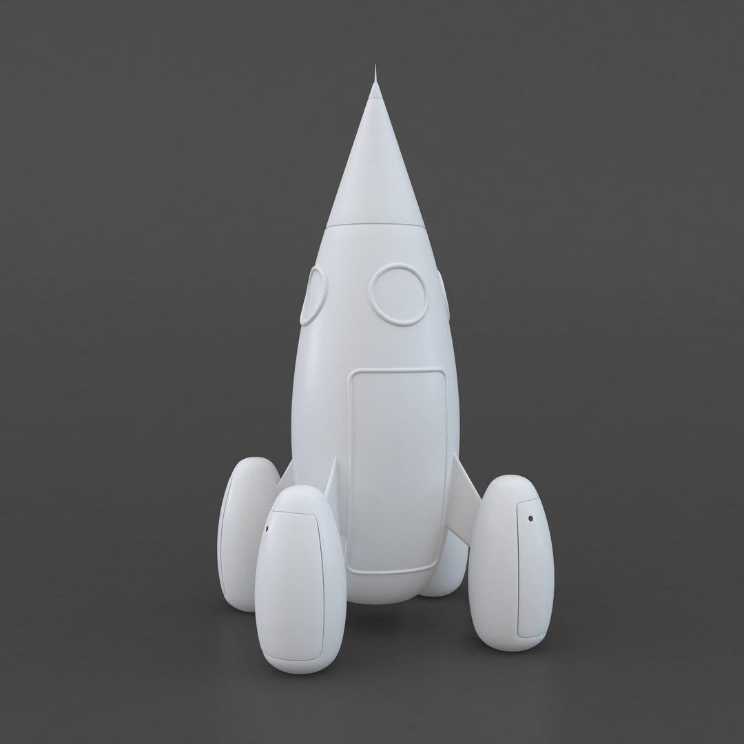 3D Rocket Print - TurboSquid 1154511