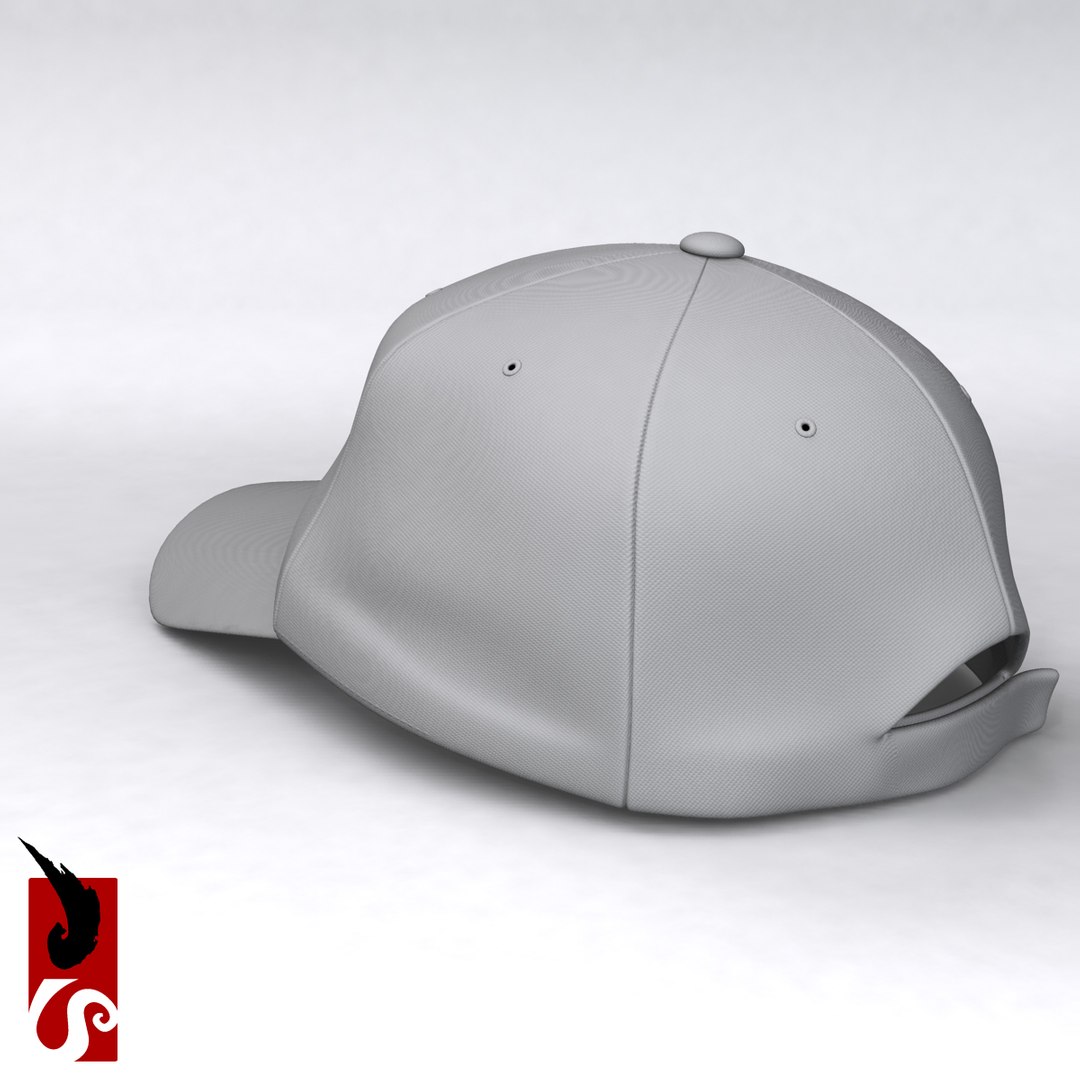 baseball cap 3d obj