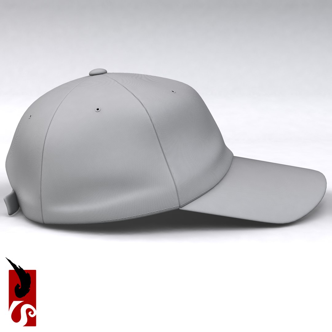 baseball cap 3d obj