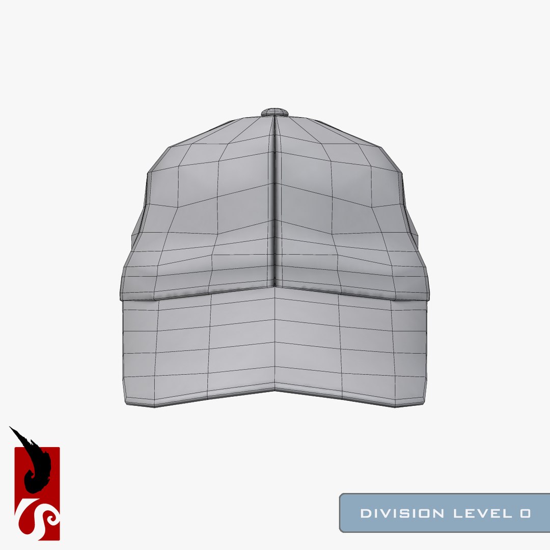 baseball cap 3d obj