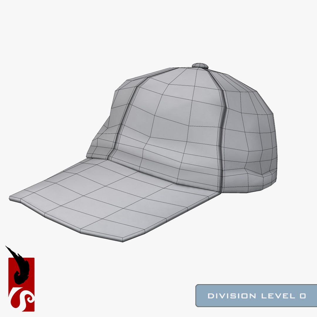 baseball cap 3d obj