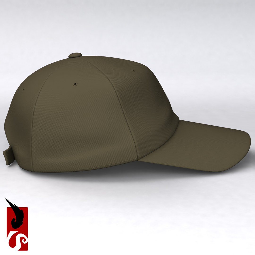 baseball cap 3d obj