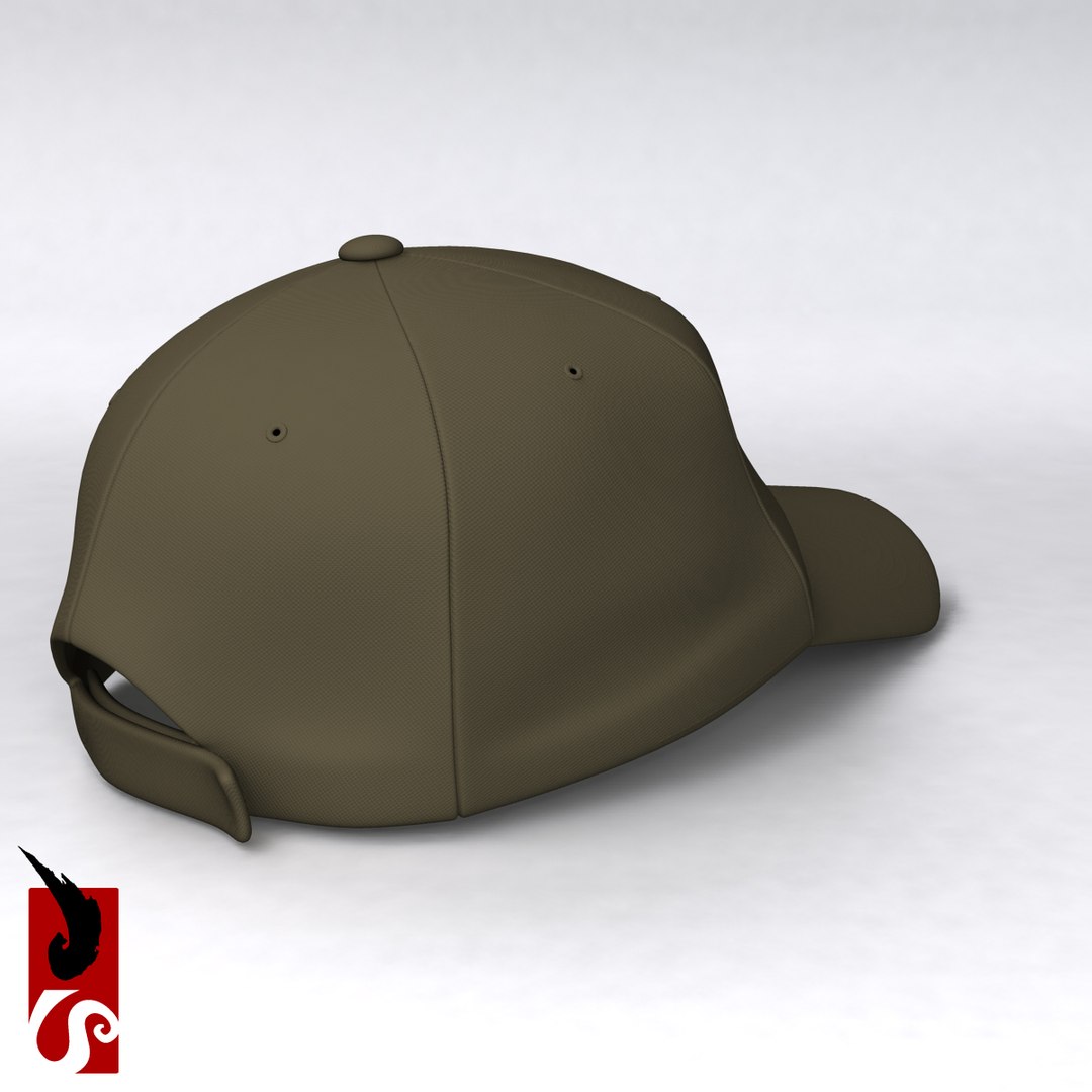 baseball cap 3d obj