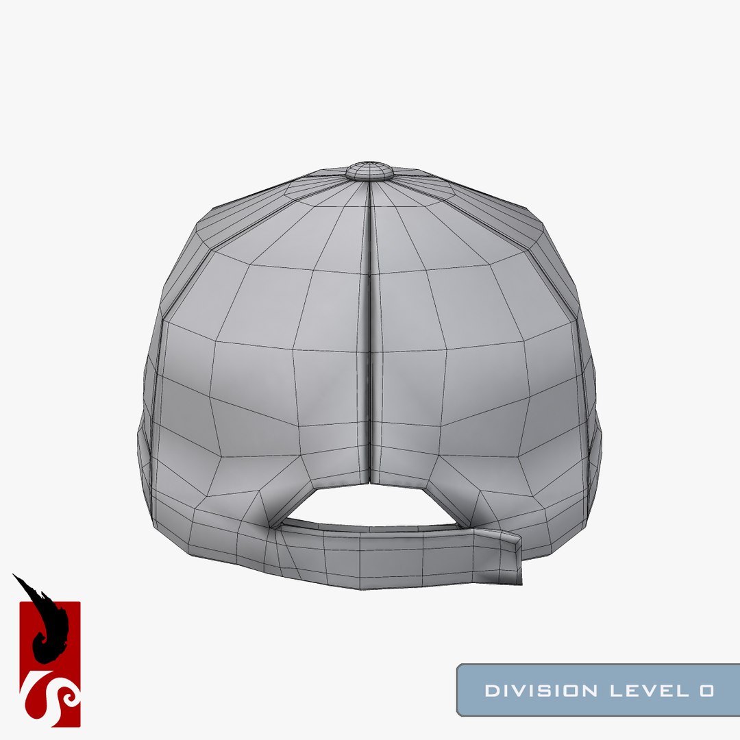 baseball cap 3d obj