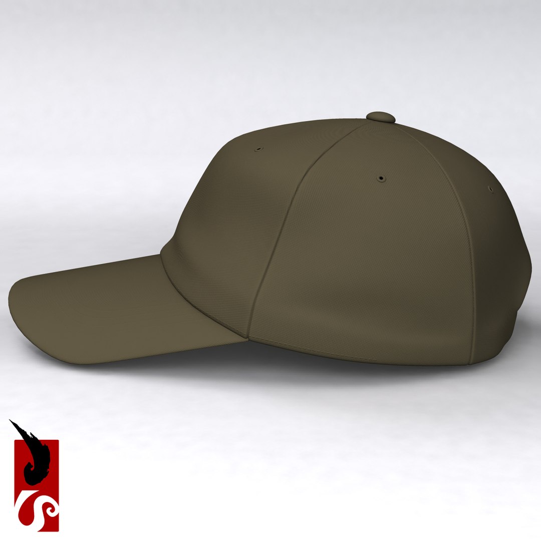 baseball cap 3d obj