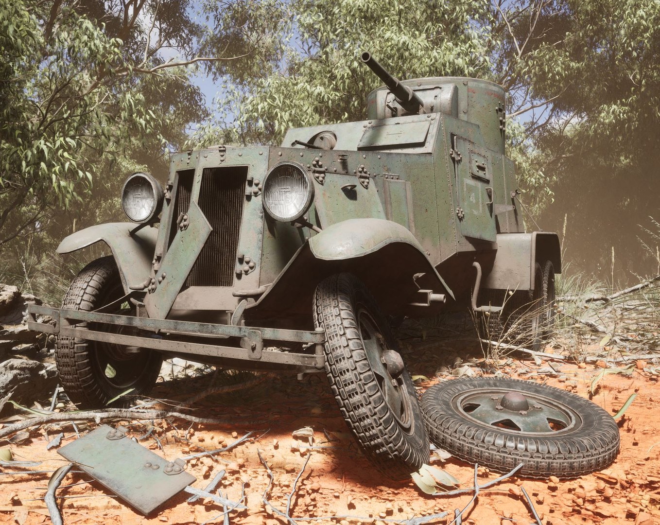 3D Ba6 Armoured vehicle - TurboSquid 2170761