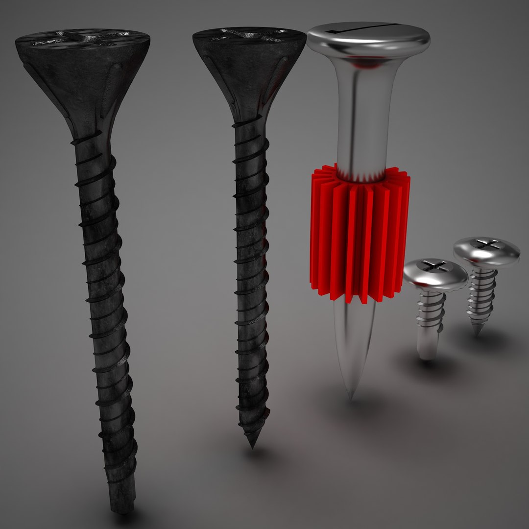 3d screws expander model