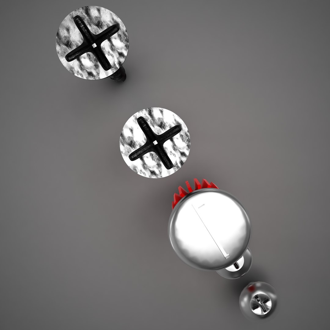 3d screws expander model