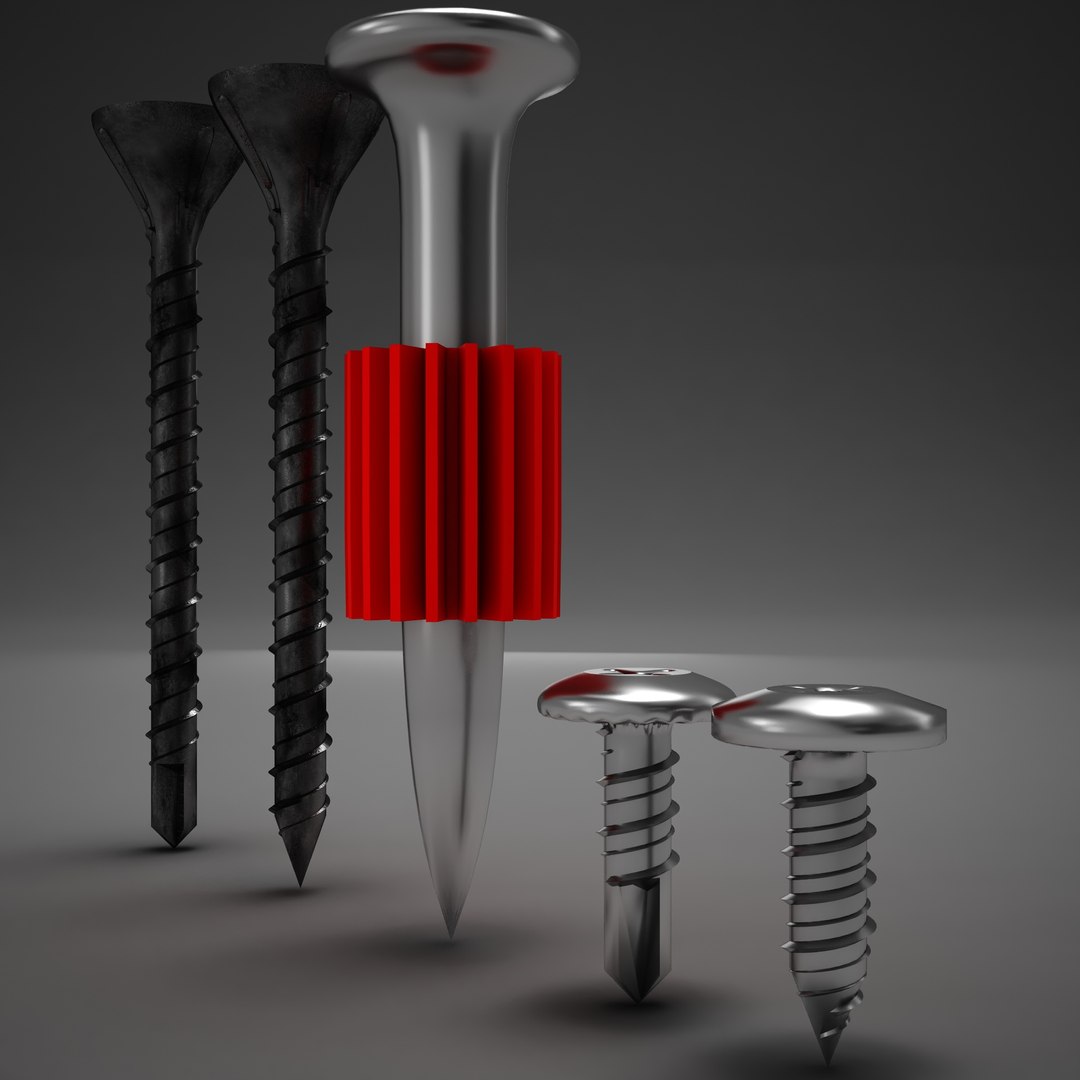 3d screws expander model
