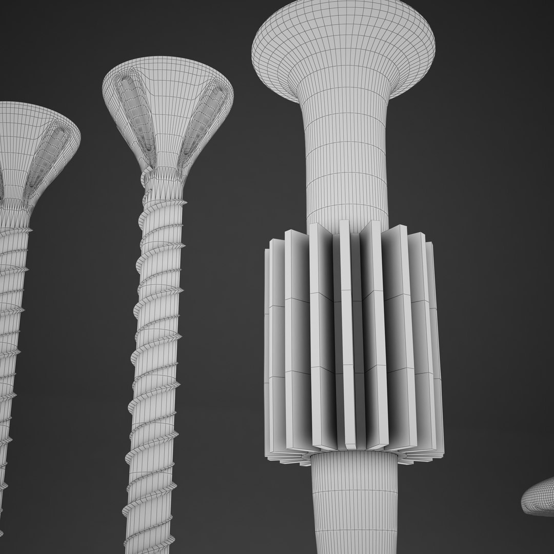 3d screws expander model