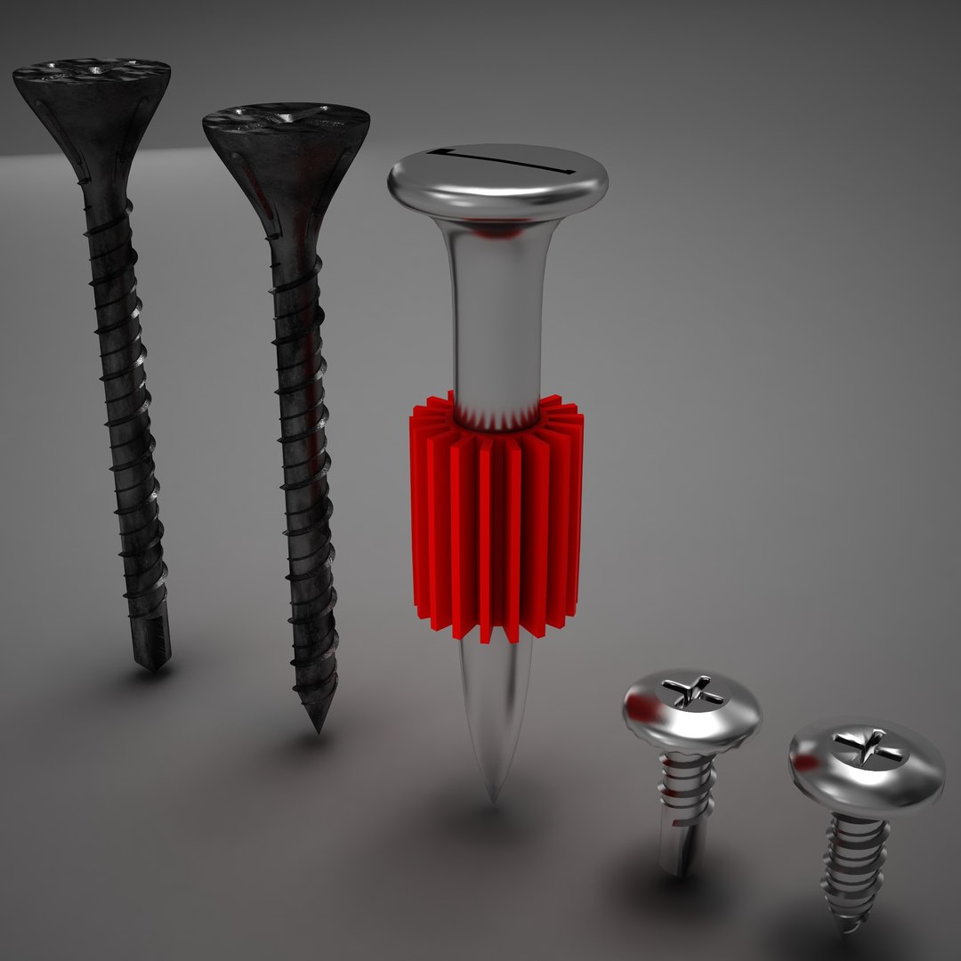 3d screws expander model