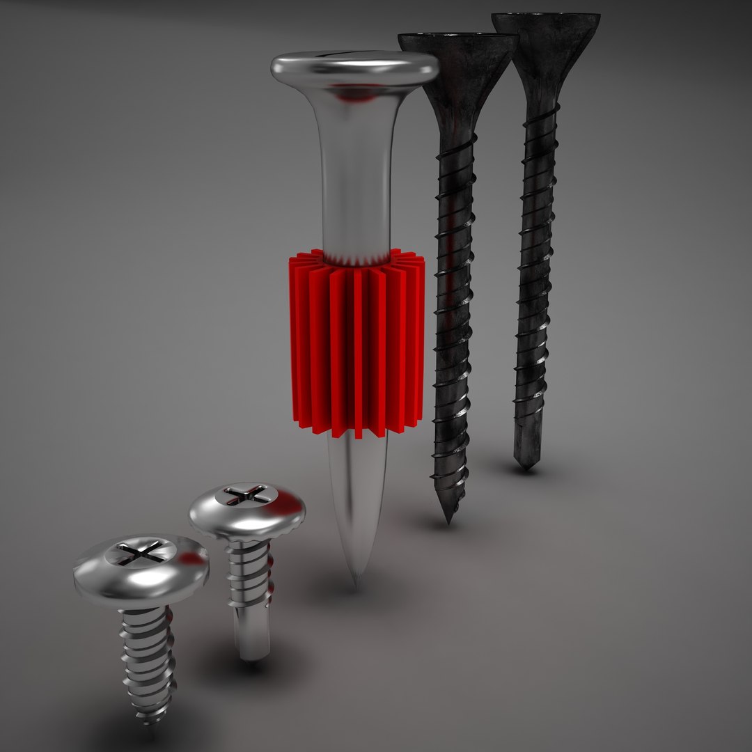 3d screws expander model