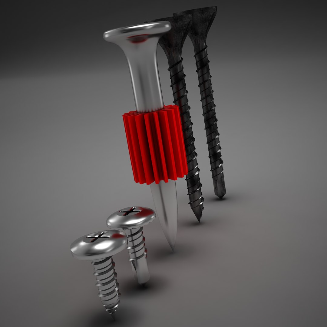 3d screws expander model