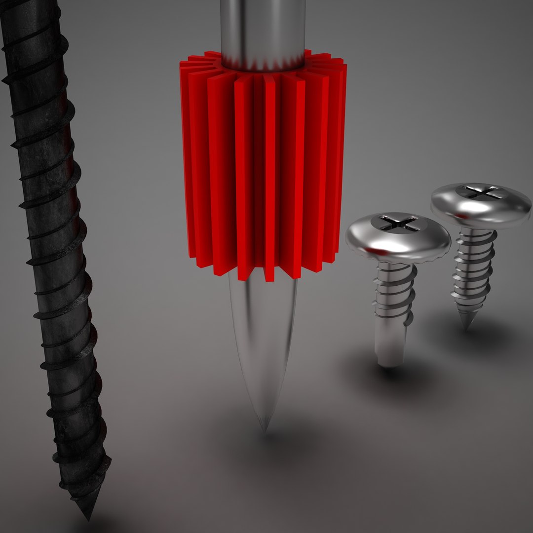 3d screws expander model