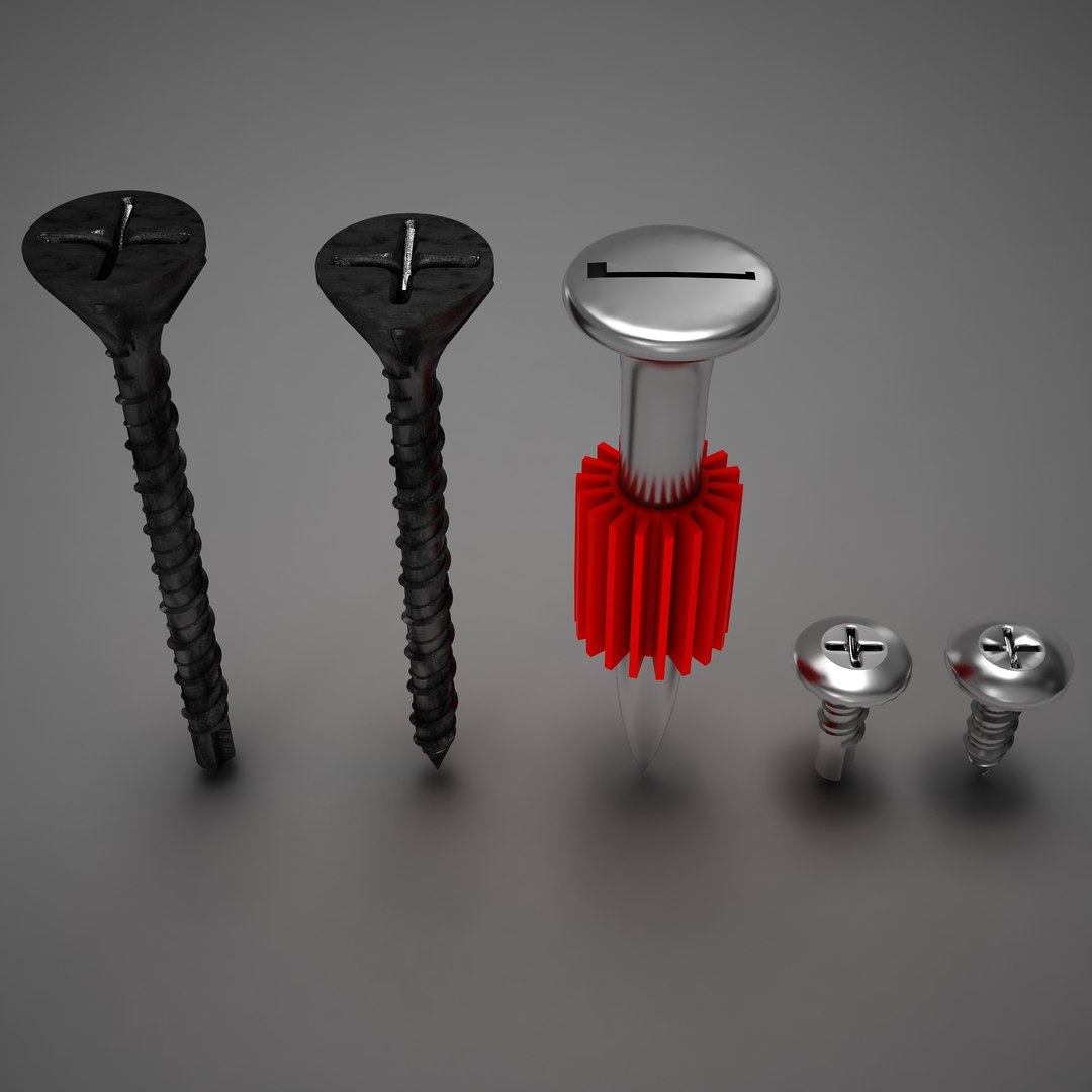 3d screws expander model