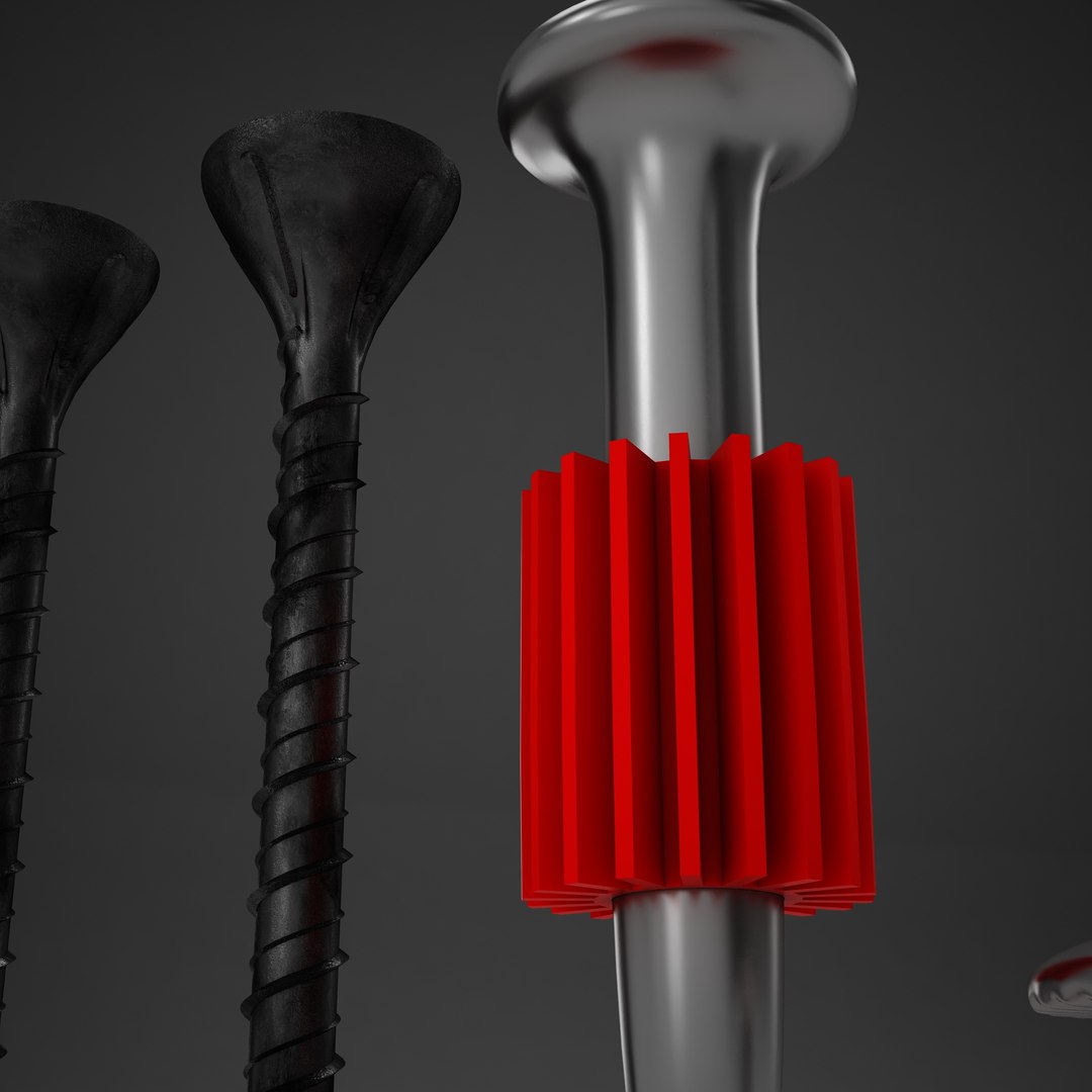 3d screws expander model