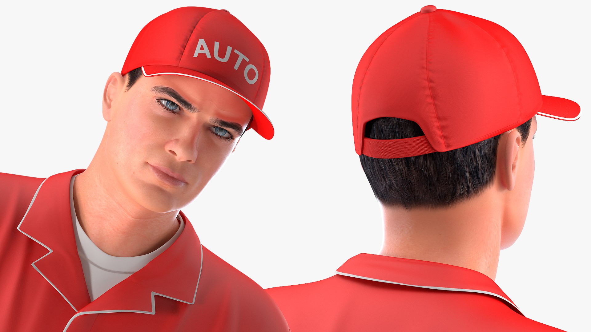 Auto mechanic inspecting pose 3D model - TurboSquid 1604063