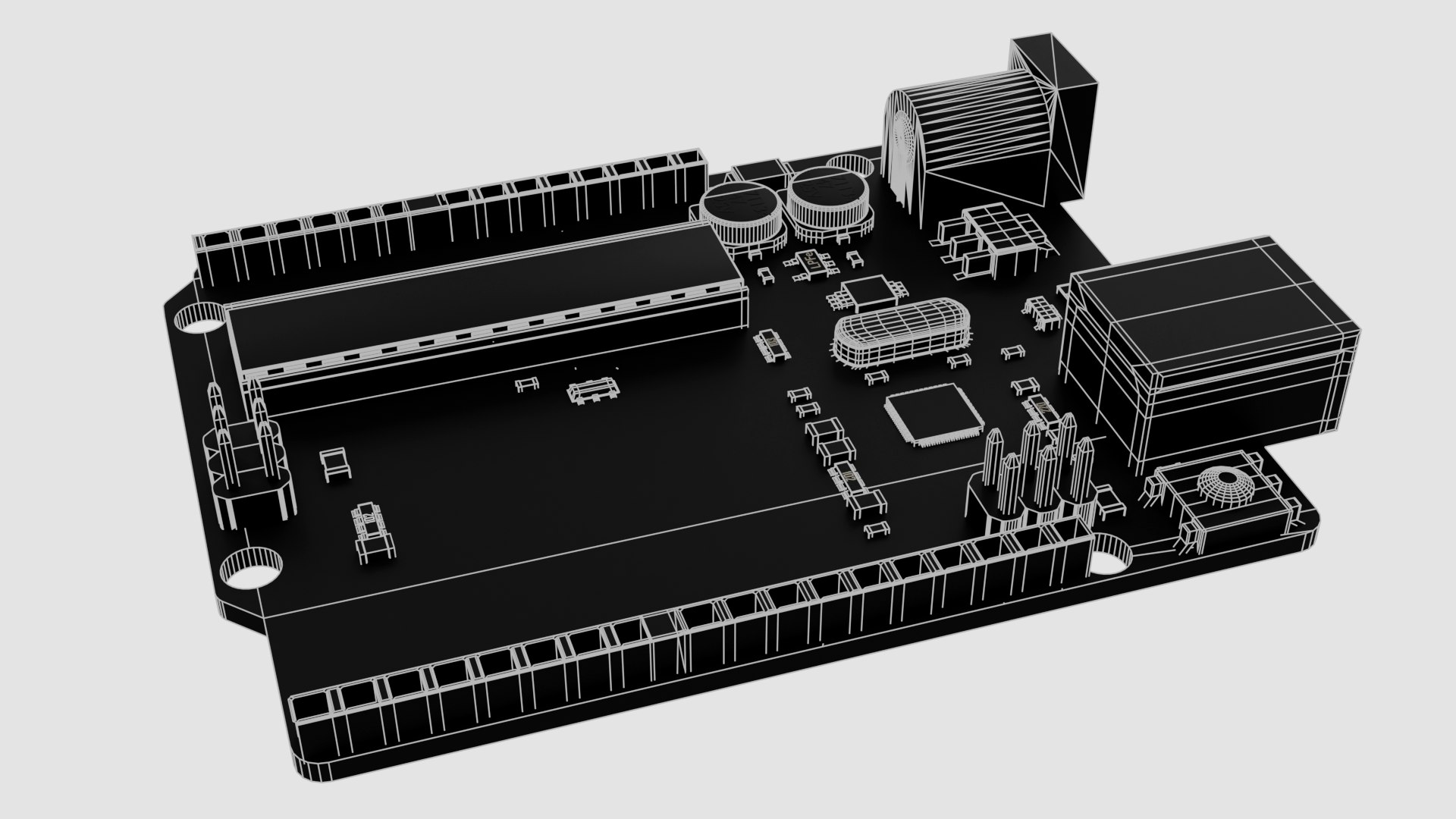 3d Arduino Uno R3 Model Turbosquid 2255653