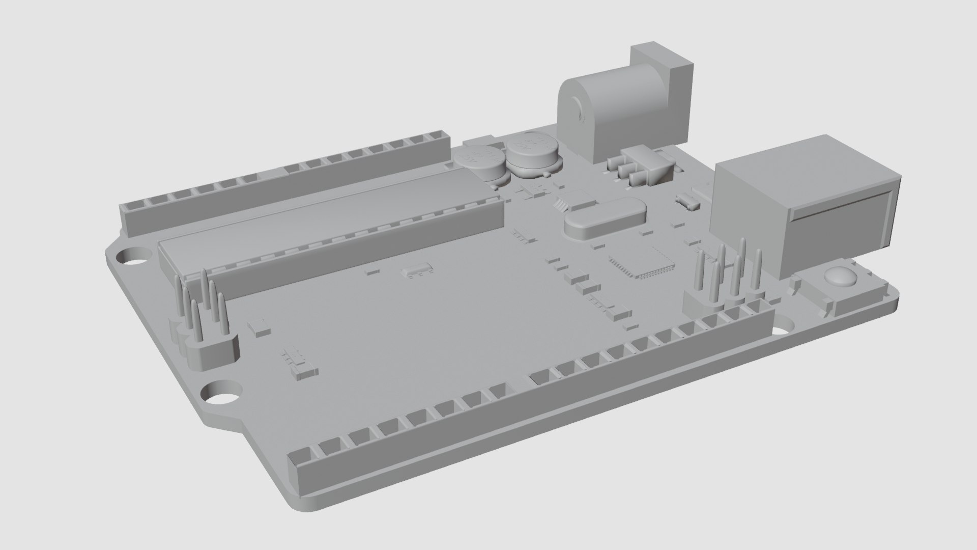 3d Arduino Uno R3 Model Turbosquid 2255653