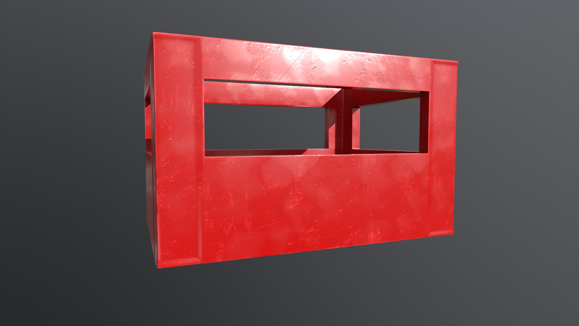 Bottle Box Red 3D Model - TurboSquid 1716461