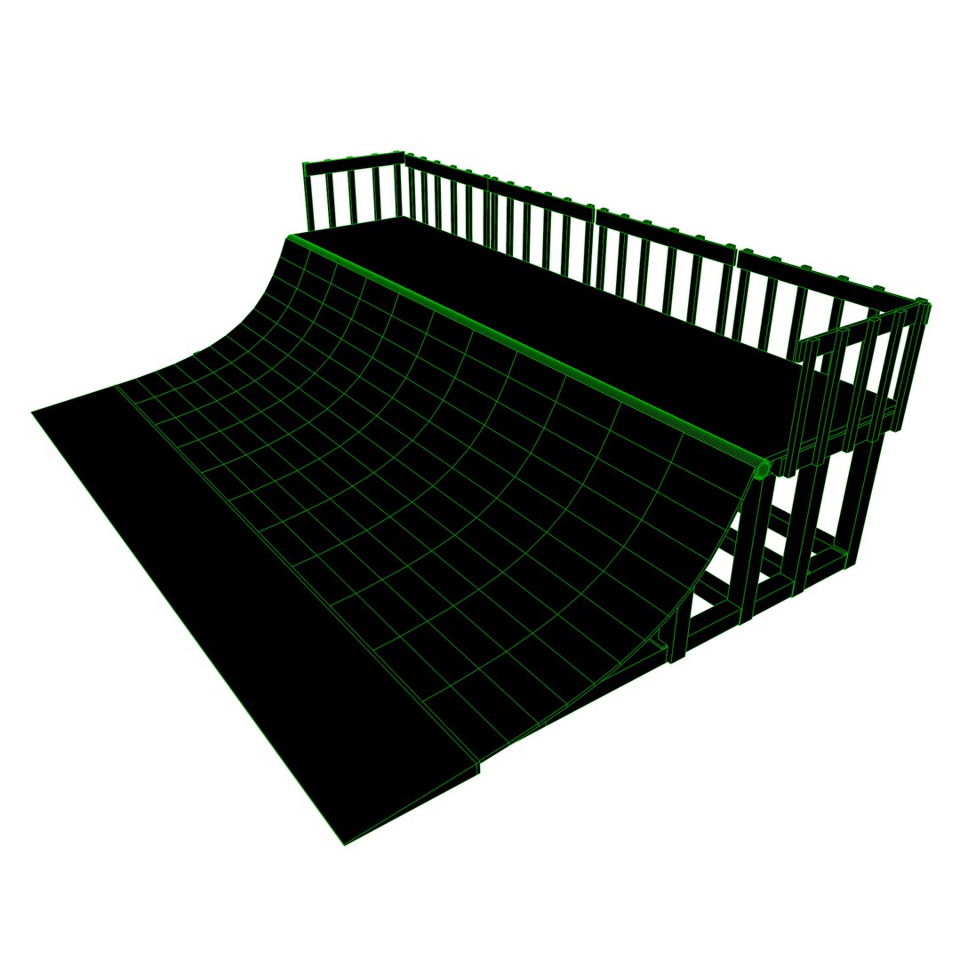 3D Mini Skate Ramp Model - TurboSquid 1187602