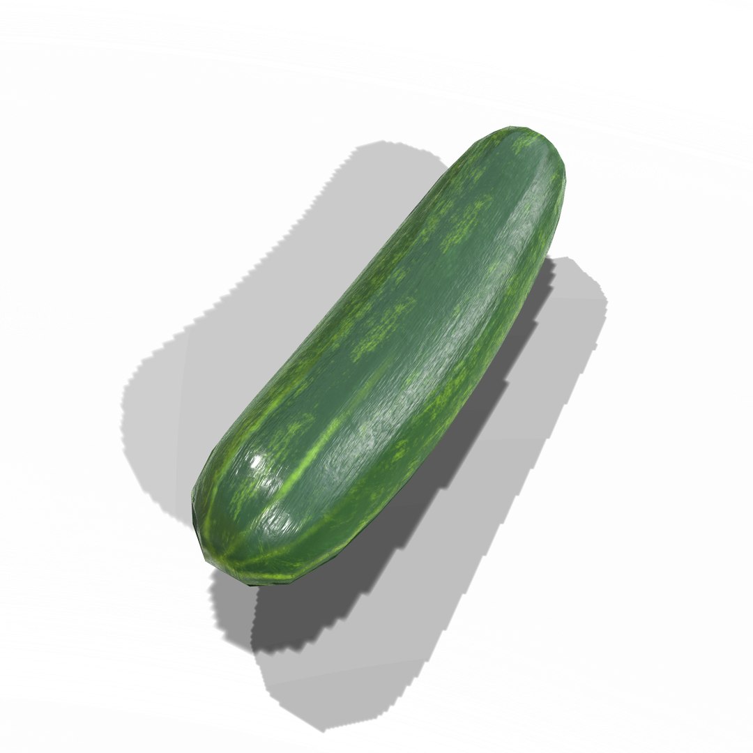 Cucumber 3D Model - TurboSquid 2052205