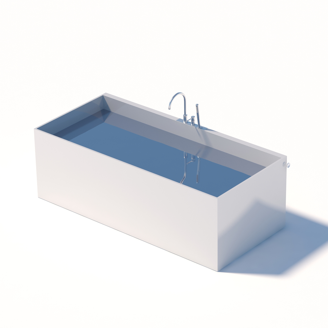 3d tub 3D model - TurboSquid 1719836
