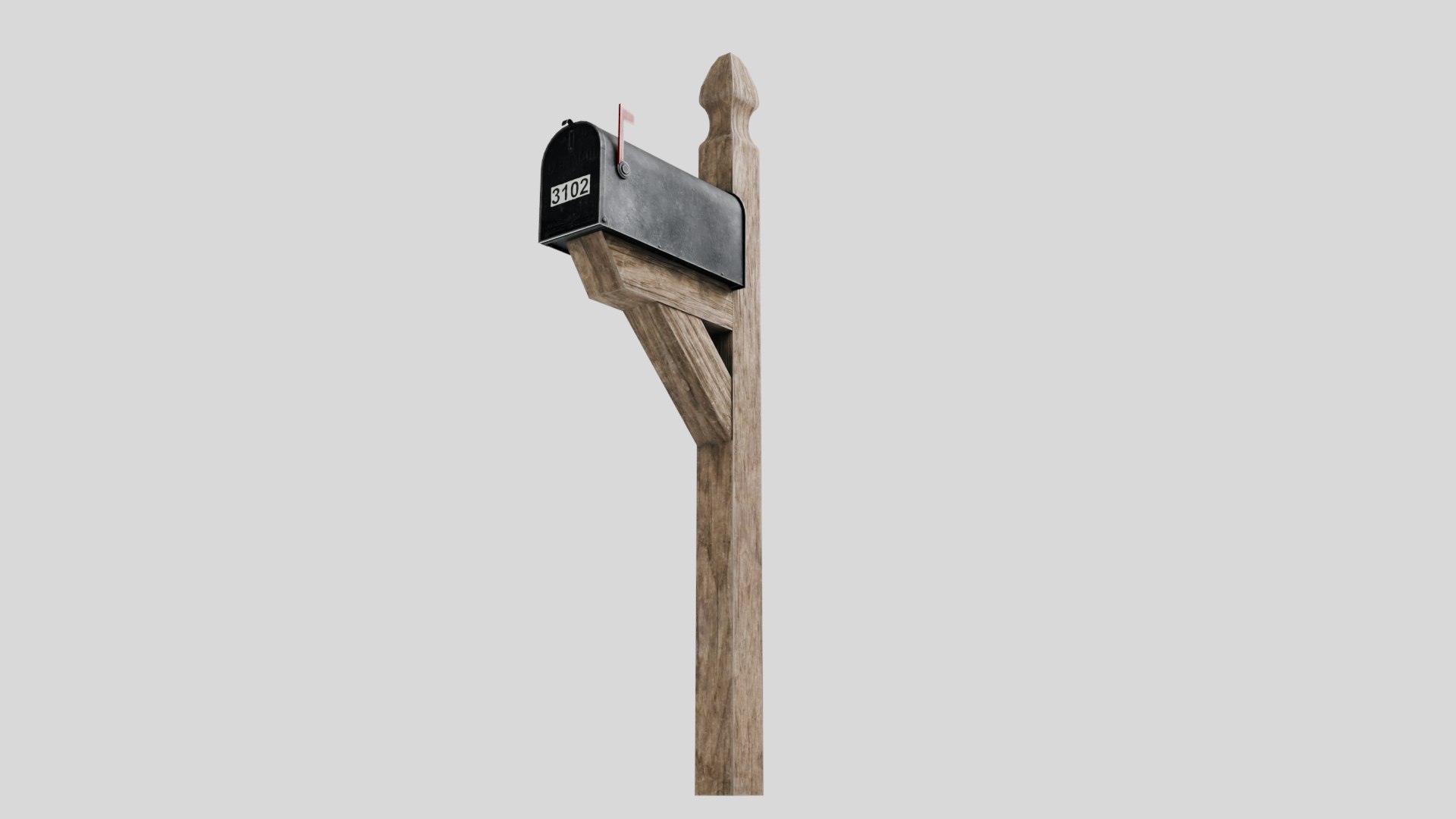 3D Model Traditional Mailbox - TurboSquid 2294841