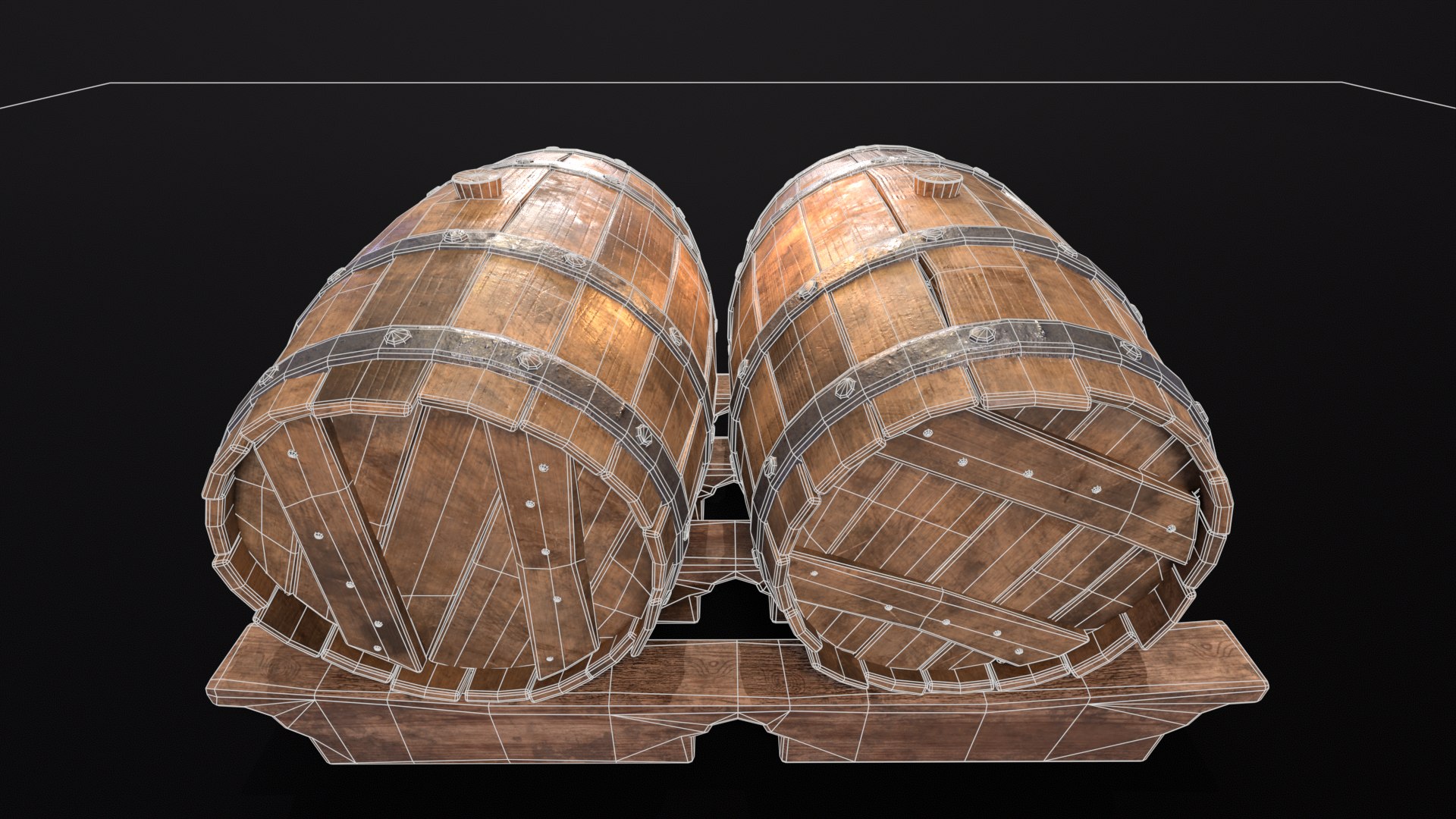 3D Keg Stand Model - TurboSquid 2207265