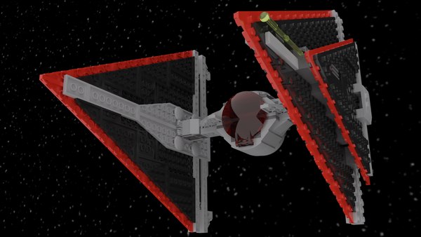 modelo 3d Lego Sith TIE Fighter - TurboSquid 1678760