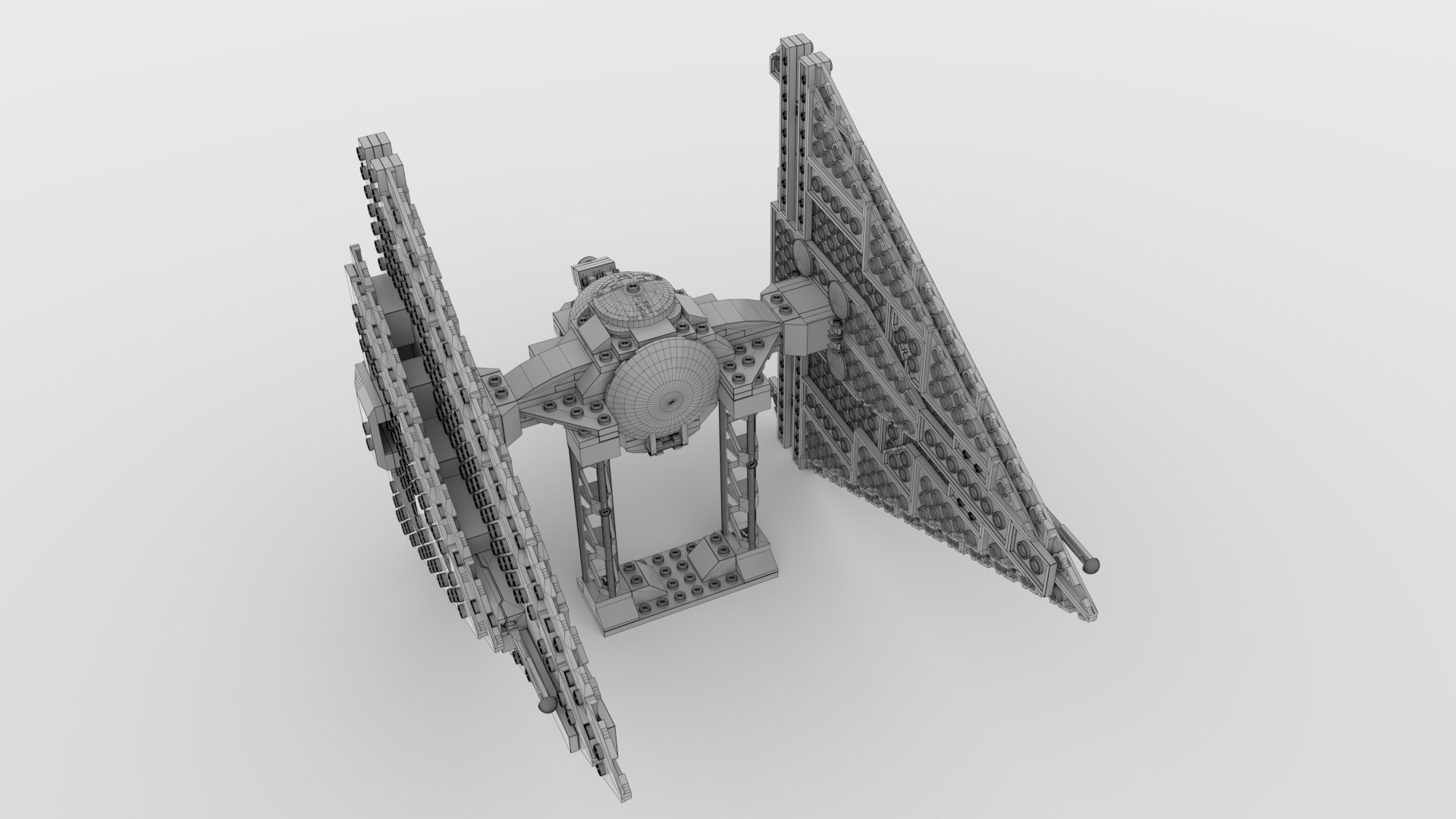 3D Lego Sith Tie - TurboSquid 1678760