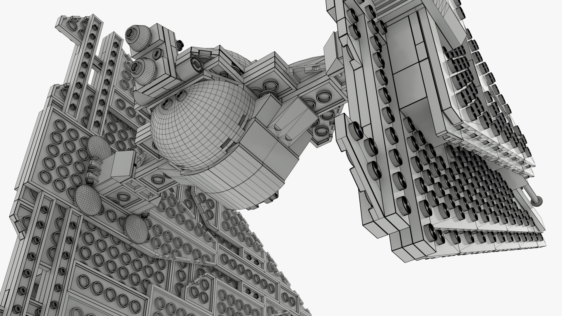 3D Lego Sith Tie - TurboSquid 1678760