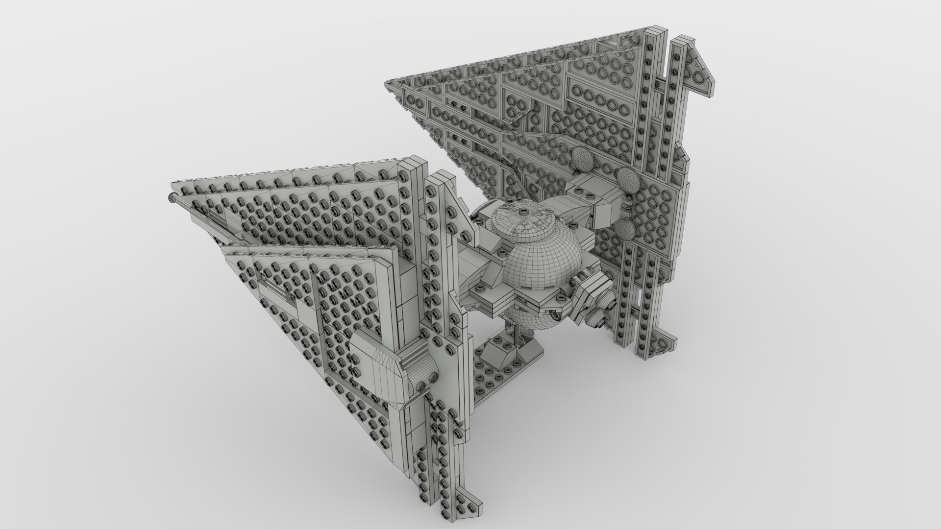 3D Lego Sith Tie - TurboSquid 1678760