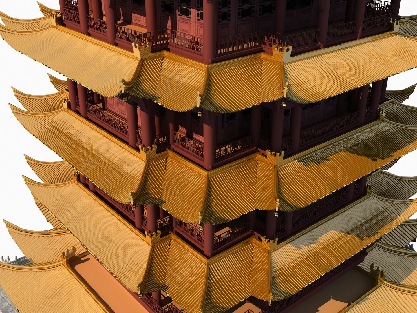 3D Yellow Crane Tower Model - TurboSquid 1838311