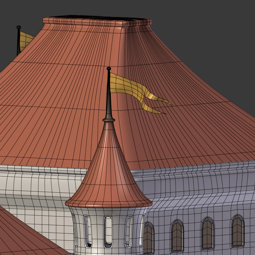 Medieval Castle Obj