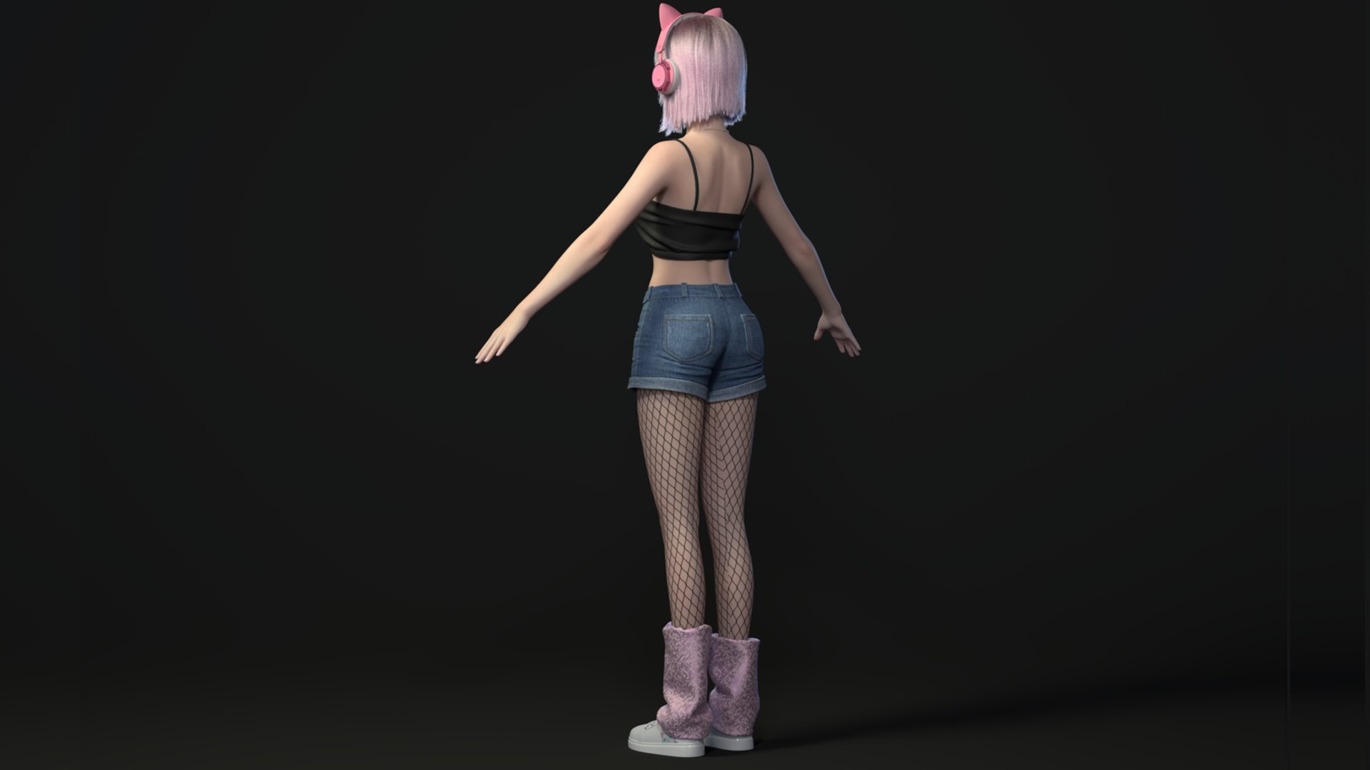 3D Girl Band Binding Model - TurboSquid 2162811