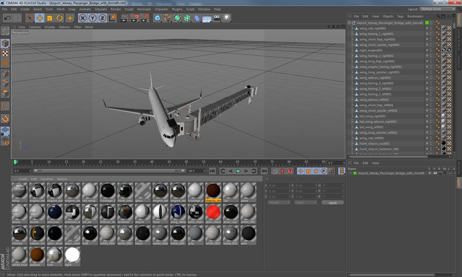 Airport Jetway Passenger Bridge 3D Model - TurboSquid 1333065