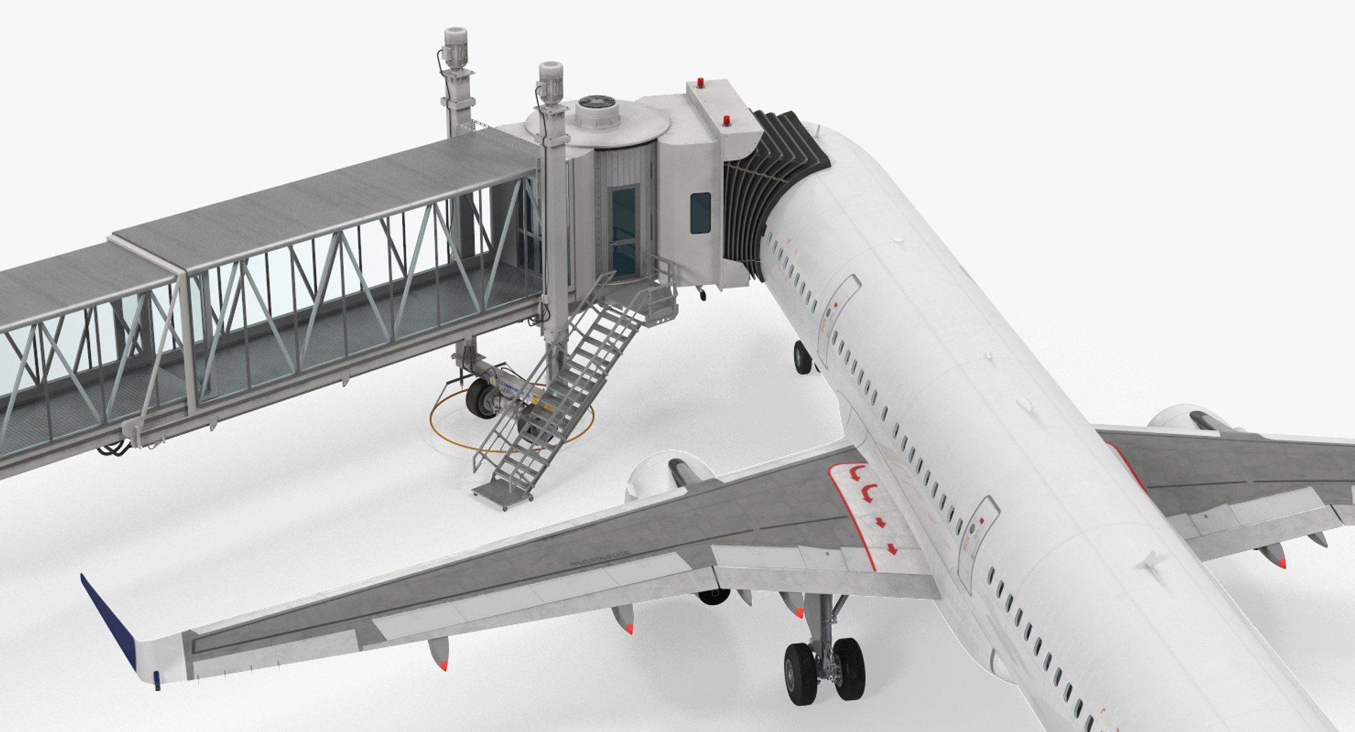 Airport jetway passenger bridge 3D model - TurboSquid 1333065