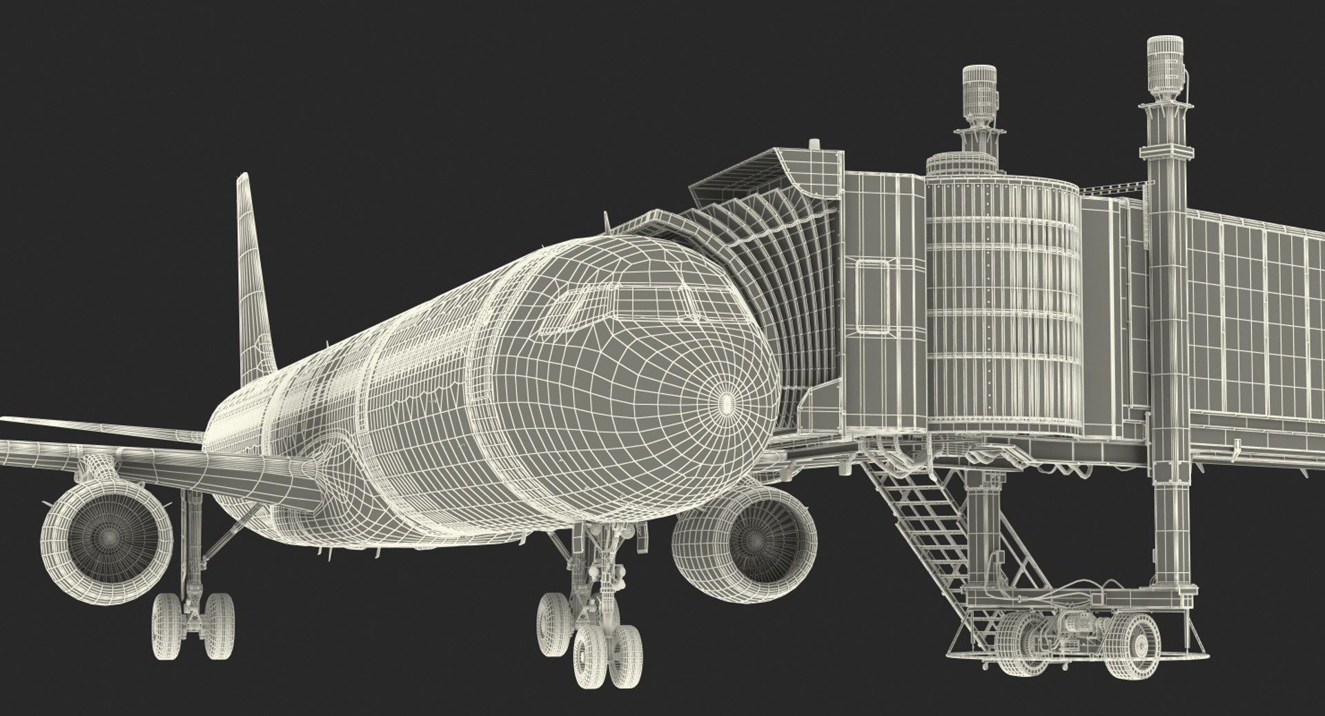 Airport Jetway Passenger Bridge 3D Model - TurboSquid 1333065
