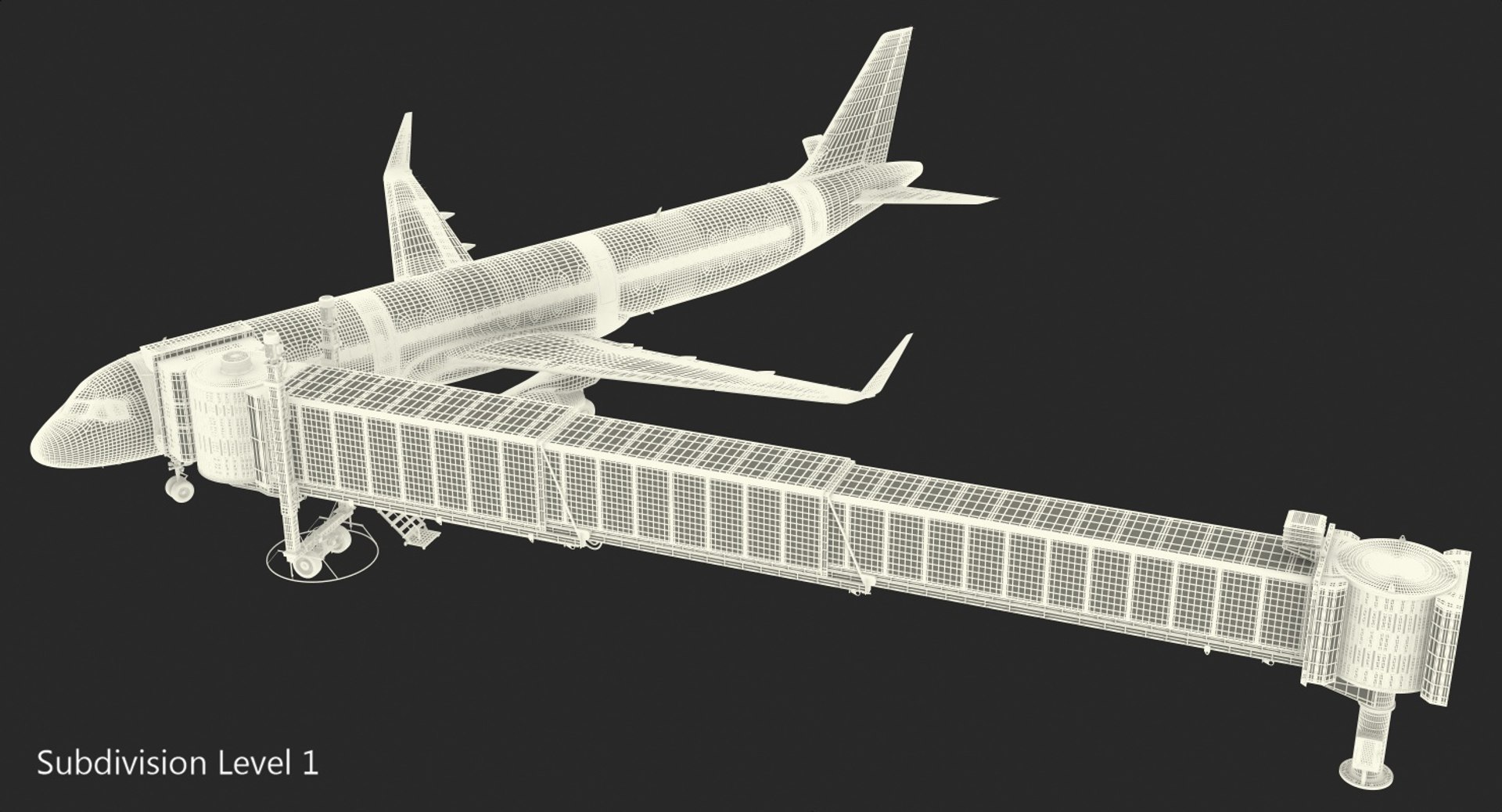 Airport Jetway Passenger Bridge 3D Model - TurboSquid 1333065