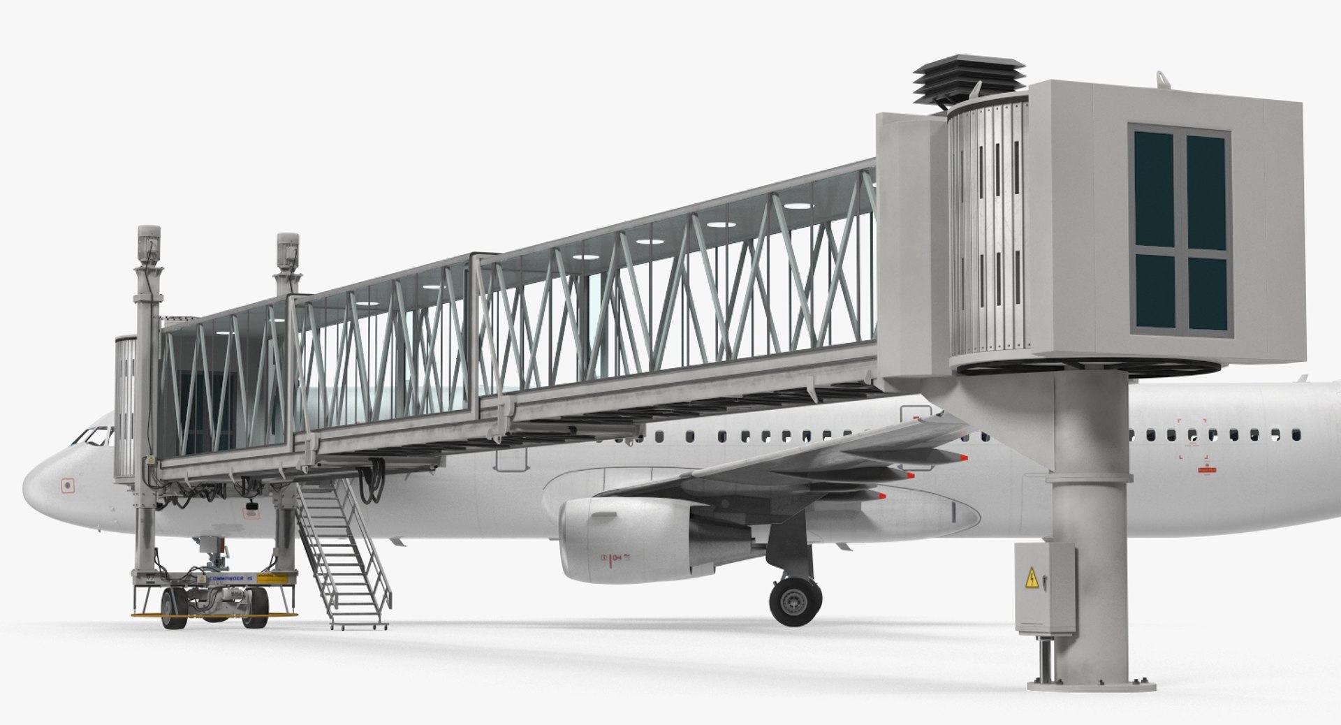 Airport jetway passenger bridge 3D model - TurboSquid 1333065