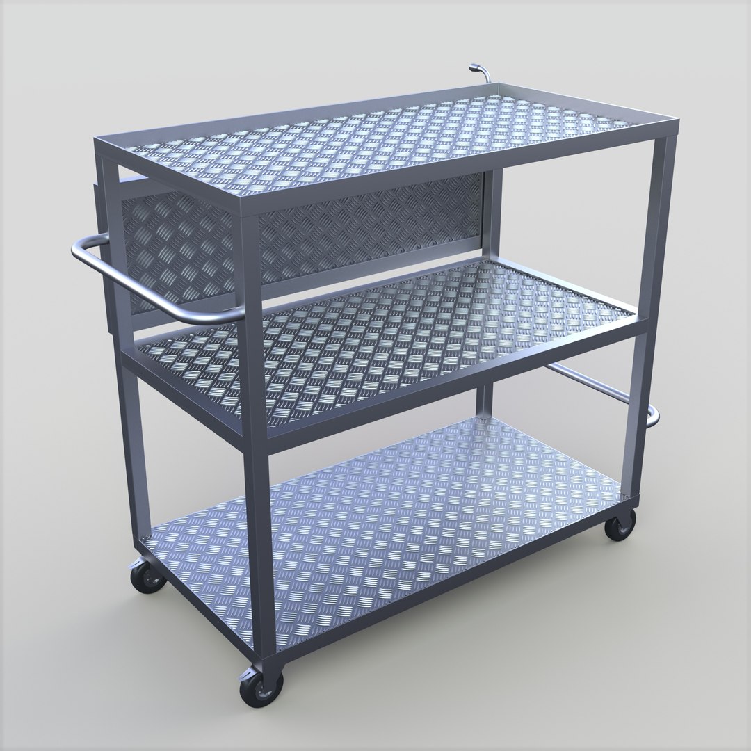 3D Trolley Table - TurboSquid 1801862