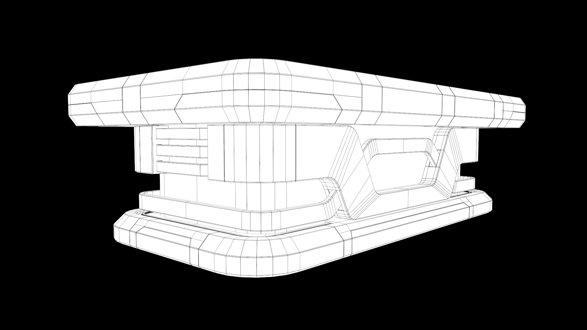 3D Scifi Pool Table Model - TurboSquid 1673401