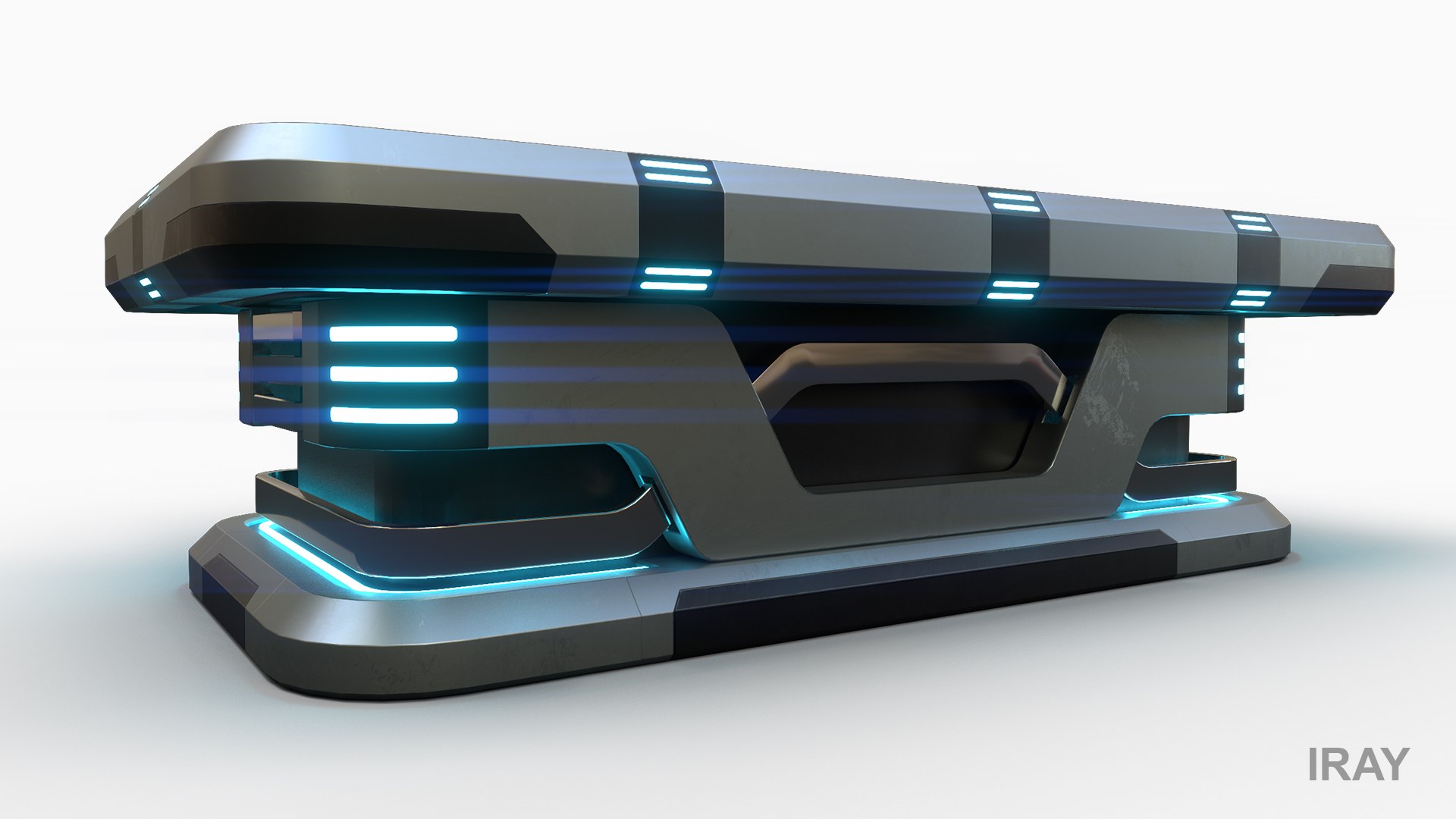 3D Scifi Pool Table Model - TurboSquid 1673401