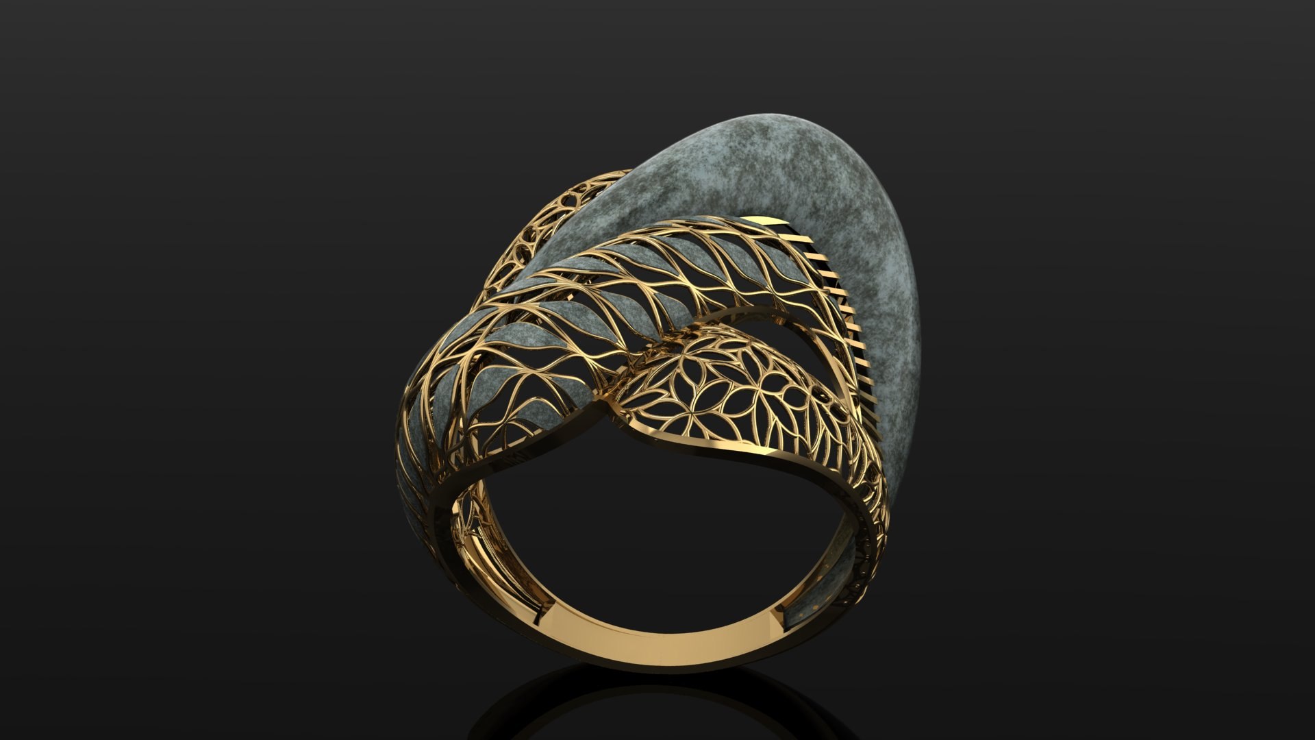 Gold Ring 3D Model - TurboSquid 1703330
