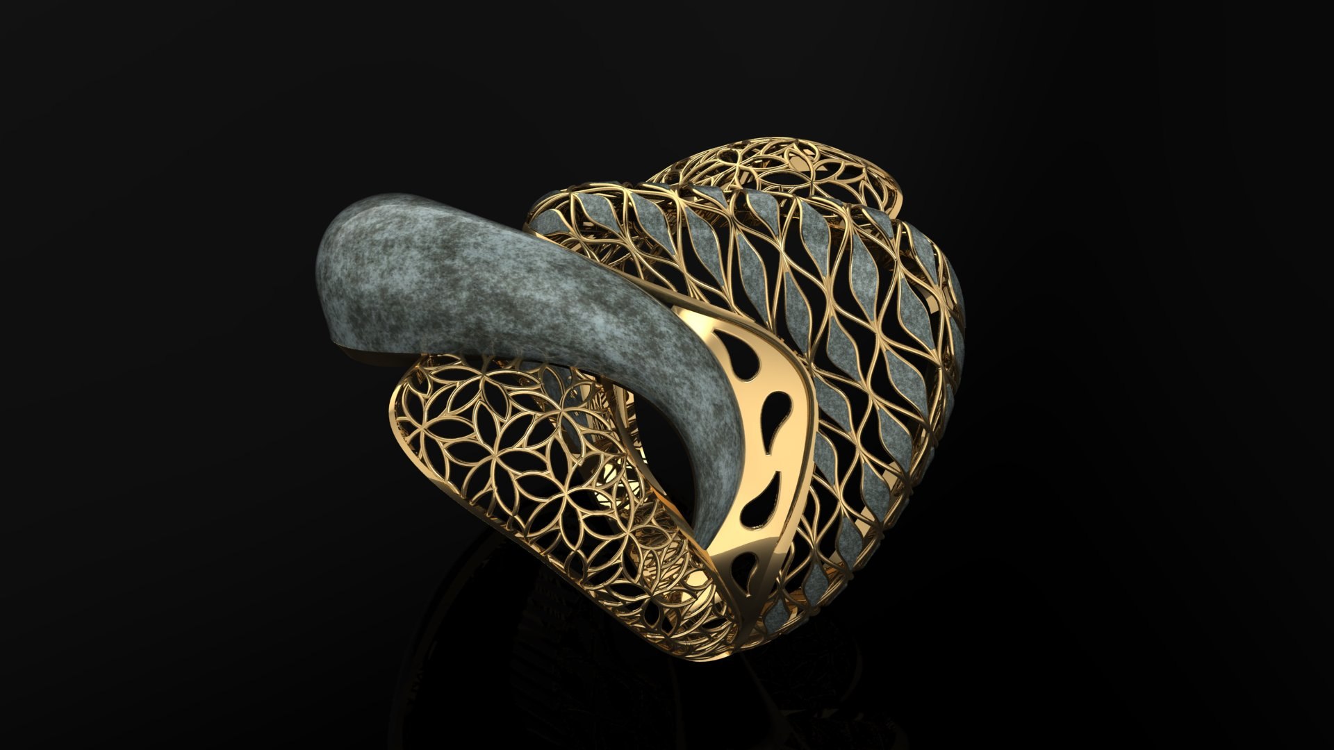 Gold Ring 3D Model - TurboSquid 1703330
