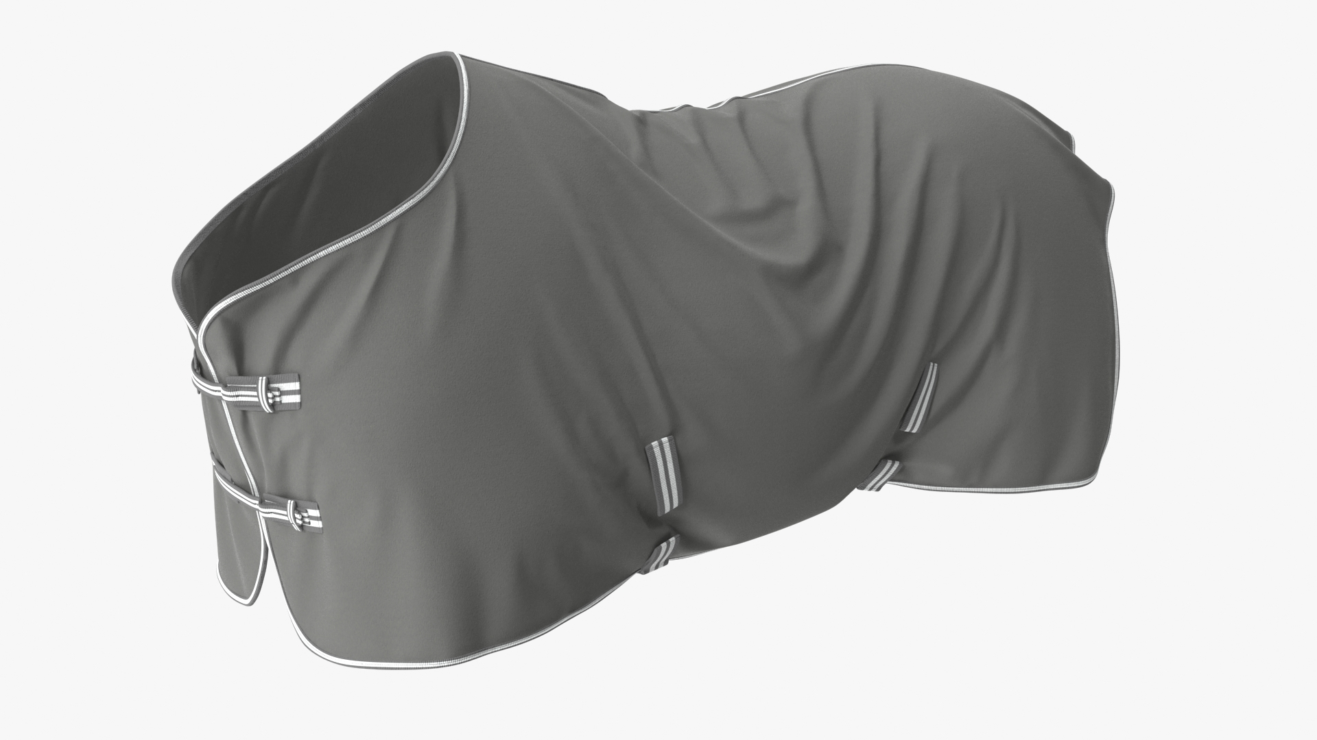 3D Grey Fleece Horse Rug model - TurboSquid 2140992