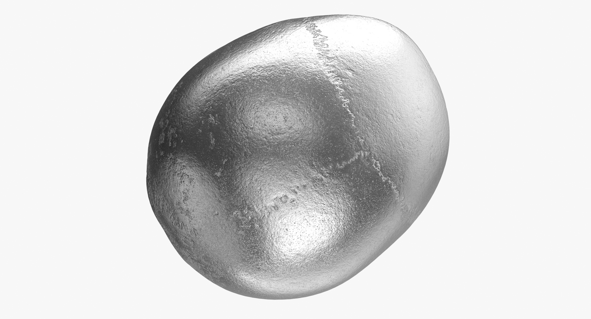 Human Skull Cranial 02 Pieces - Silver And Gold 3D - TurboSquid 1765361